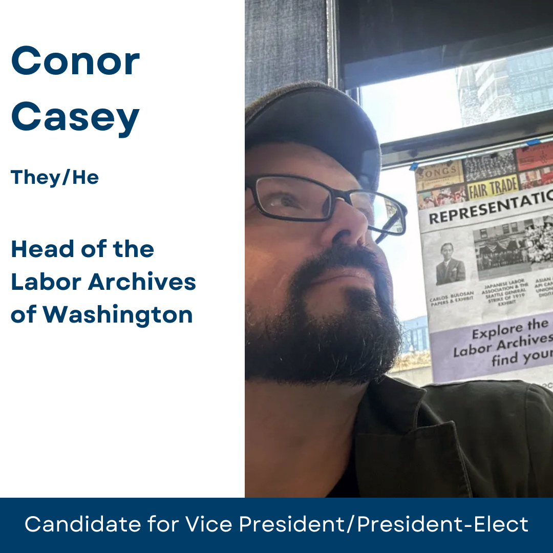 Conor Casey, Candidate for Vice President/President-Elect | Society of American Archivists